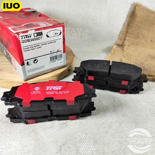 Jual Kampas Rem Yaris E J G Limo Gen 2 Brake Disc pad TRW GDB3459DT ...