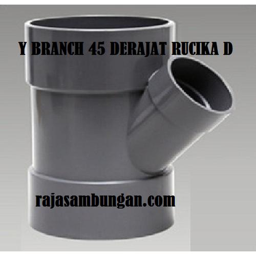 Jual Tee Y 45 derajat D 1.5 T Y Fitting Pvc Tee Y Belokan Pipa Air ...