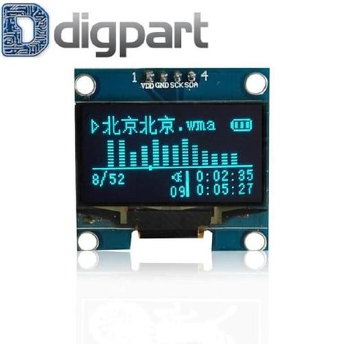 Jual Oled Lcd Led 0 96 Blue Biru I2c Iic Serial 128x64 Display For