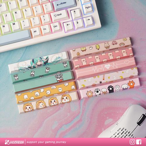 Promo Keycaps CLV Spacebar PBT Dye Sub - 6.25u Space Bar - Watermelon ...