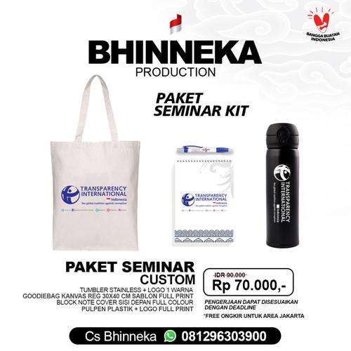 Jual Paket Seminar KIT , Goodiebag, Tumbler, Buku, dan Pulpen Custom ...