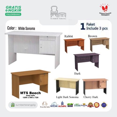 Jual Paket 3 unit meja kantor Olympic Gstar MT 120 Meja Kerja Meja ...