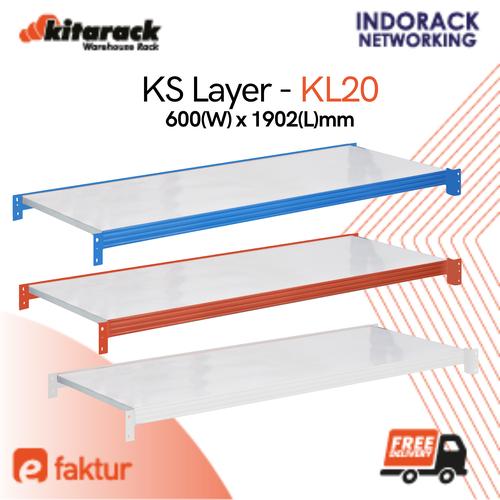 Jual KITARACK Light Duty Rack Layer Tambahan KL20 Rak Gudang 600 x ...