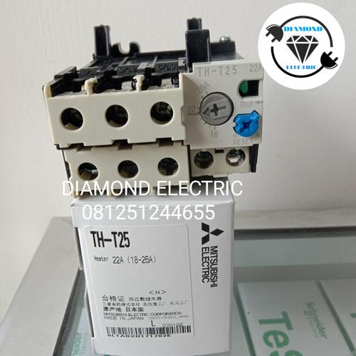 Jual MITSUBISHI Thermal Overload TH-T25 5A 6,6A 9A 11A 15A 22A / THT 25 ...