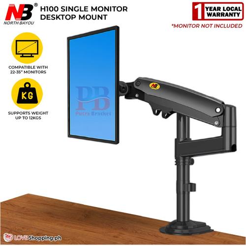 Jual Bracket Monitor braket monitor meja pc 22''-35'' gas spring ...