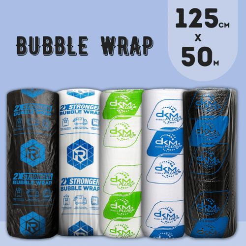 Jual PLASTIK BUBBLE BUBLE BABEL WRAP ROLL HITAM BENING 125CM X 50M ...
