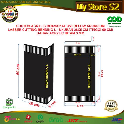 Jual CUSTOM ACRYLIC SEKAT/BOX OVERFLOW AQUARIUM BENDING L BERBAGAI ...