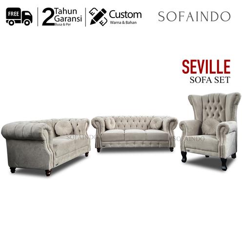 Jual Sofa Set - SEVILLE ( bisa tukar warna dan bahan sofa mewah ...