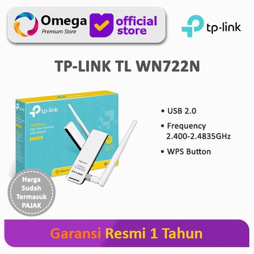 Promo TP-Link WN722N 150Mbps High Gain Wireless USB Adapter - Kota ...