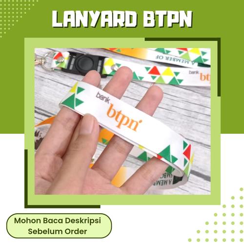 Jual LANYARD BANK BTPN LOGO BARU /CUSTOM LANYARD BANK BTPN FULL ...