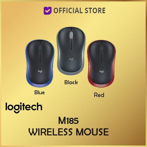 Promo Logitech m185 Wireless Mouse / Mouse Wireless M185 / M 185 ...