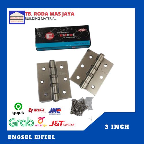Jual Engsel Pintu Chrome/Engsel Lemari/Engsel Jendela Tebal 3 Inch ...