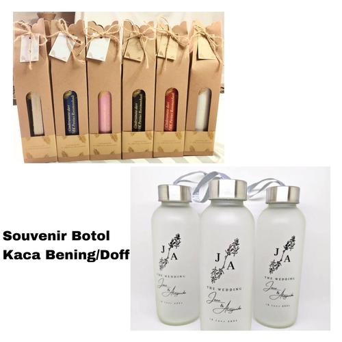 Jual SOUVENIR PERNIKAHAN TUMBLER BOTOL KACA CUSTOM SOUVENIR WEDDING ...
