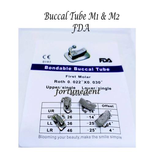 Jual buccal tube fda m1 roth first molar bucal m2 roth second molarl 022 - M1 ROTH - Kota Bekasi ...