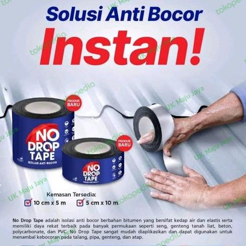 Jual No Drop Tape / Lakban Tambal Seng Talang Asbes / Isolasi Anti Bocor - 5cm x 10mtr - Kota ...