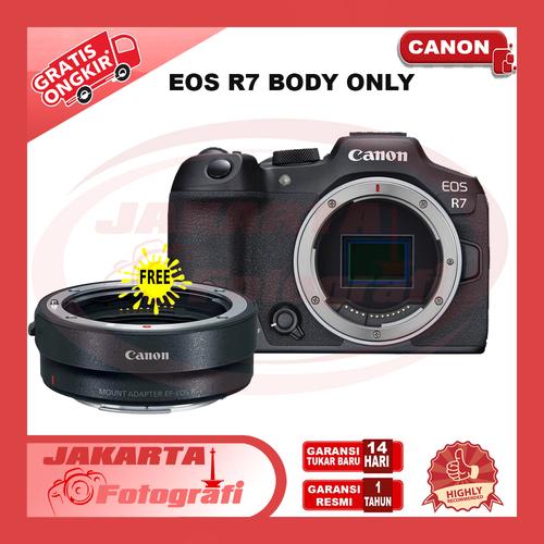 Promo Canon EOS R7 Body Only Mirrorless Camera - RF16mm STM, PAKET ...