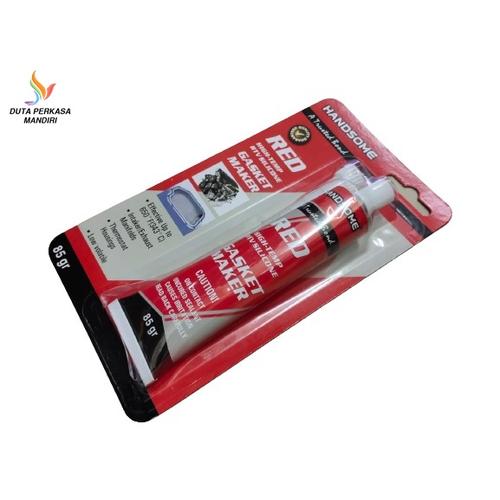 Jual LEM RED SILICONE 85 GRAM RED SEALANT TUBE LEM GASKET RED TAHAN ...