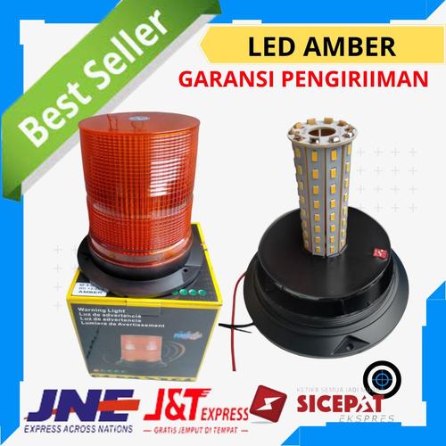 Jual Heavy Duty safety Lampu rotary Led strobo beacon amber lampu mobil ...