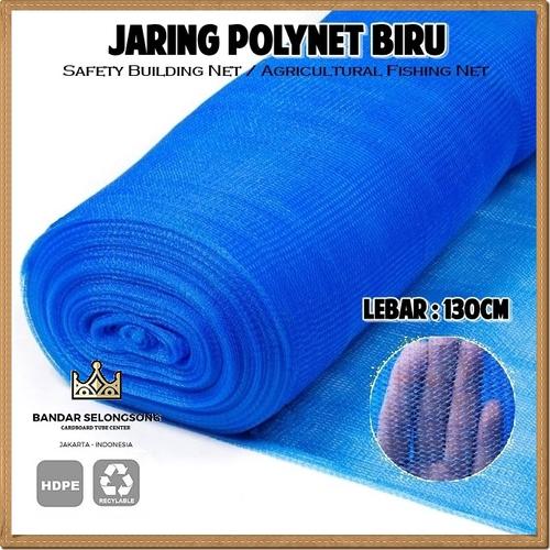 Jual Jaring Biru Tebal Meteran / Jaring Penutup Kebun / Jaring Tambak ...