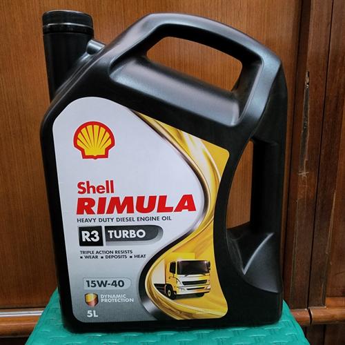 Jual oli shell rimula r3 turbo diesel sae 15w40 5 liter - Kota Makassar ...