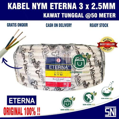 Jual KABEL ETERNA NYM 3X2.5 KABEL KAWAT HARGA PERMETER - Kota Tangerang Selatan - RS LISTRIK ...