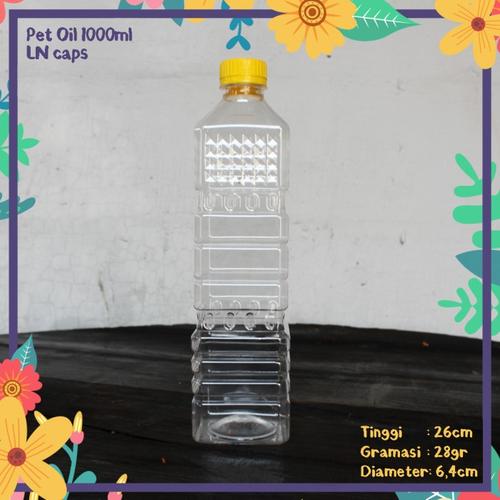 Jual BOTOL PLASTIK PET MINYAK 1000ML KEMASAN MINYAK SAYUR GORENG PET ...