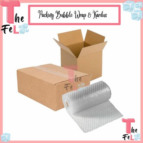 Jual THE FELICE PACKING BUBBLE WRAP / KARDUS - BOX - Jakarta Utara - The Felice | Tokopedia