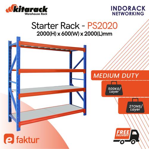 Jual KITARACK Medium Duty Starter Rack Rak Gudang 2000x 600 x 2000mm ...