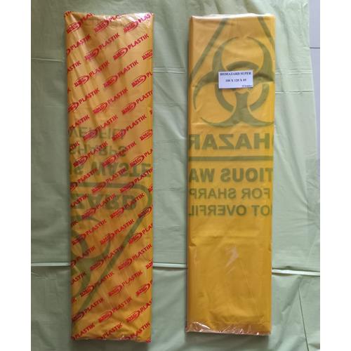 Jual Kantong Sampah Infeksius - Limbah Medis B3 Logo BIOHAZARD 100 x ...