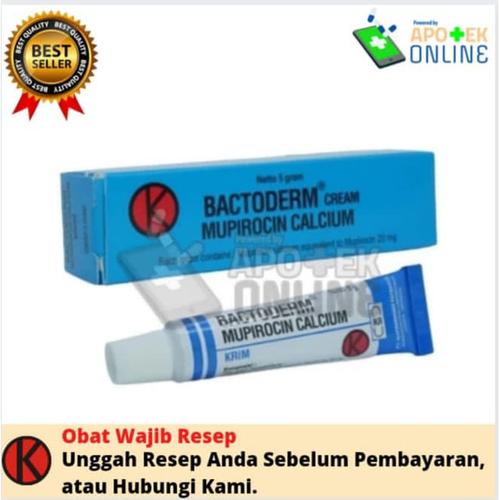 Jual BACTODERM 20MG CREAM 5 GR /MUPIROCIN/INFEKSI KULIT/GATAL/BISUL ...
