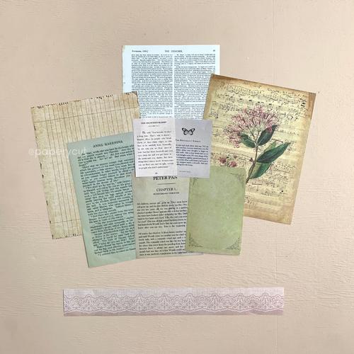 Jual JOURNALING - Kertas Scrapbook Retro Vintage Jadul Aesthetic ...
