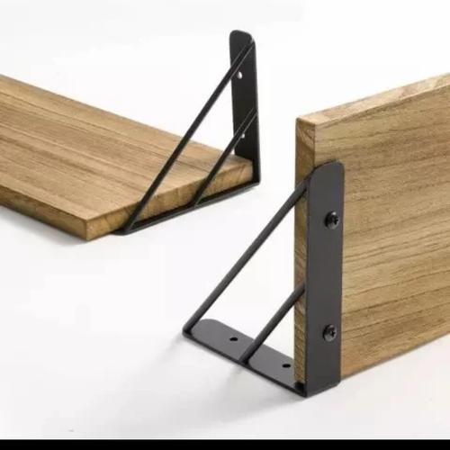 Jual siku besi rak kayu ambalan. meja. kuat kokoh besi tebal 4mm besi ...