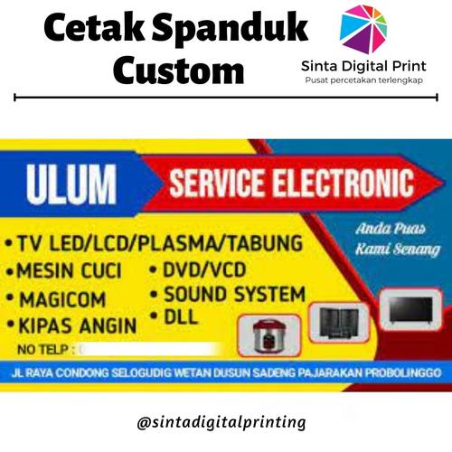 Jual Cetak Spanduk Service Elektronik Komputer / Banner Flexy - Kab ...