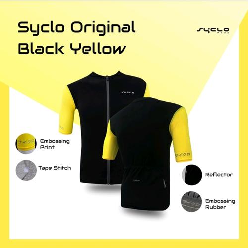 Jual Syclo Jersey Original Black Yellow - XL - Kota Bandung - Bike ...