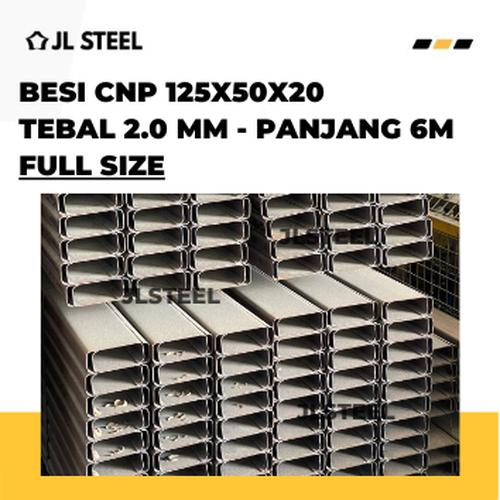 Jual BESI CNP - Kanal C - 125 X 50 X 20 X 6meter SNI FULL - Tebal 2mm ...