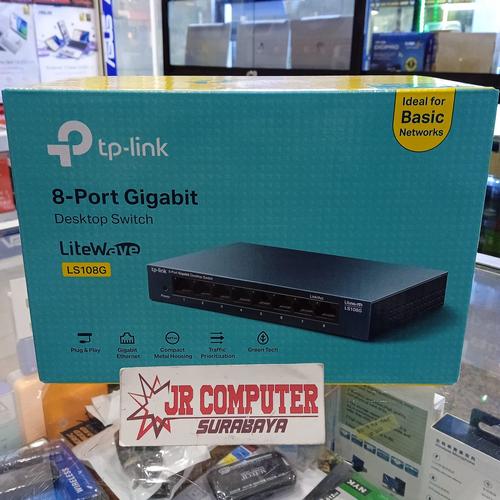 Jual TP-LINK SWITCH HUB 8 PORT GIGABIT LS108G BODY BESI TP LINK - Kota ...