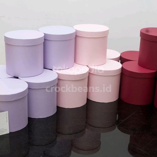 Jual Kotak Bulat / Hardbox Bulat / Box Bulat / Hardbox / Diameter 15cm ...