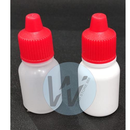 Jual CC botol tetes 10 ml GENDUT POLOS LUBANG plastik putih natural ...