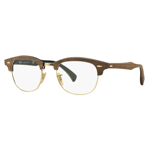 Jual Ray-Ban Frame Clubmaster Wood RX 5154M 5560 51 Matte Brown - Kota ...