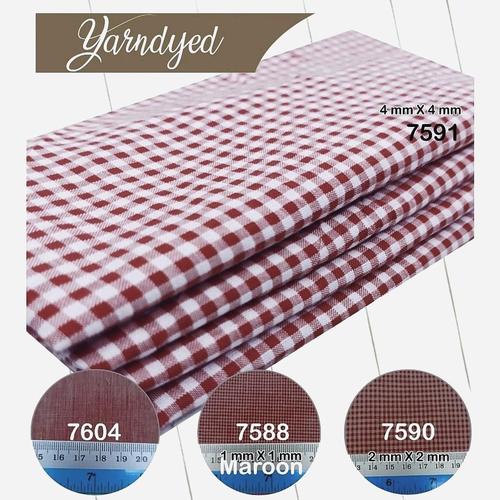 Jual bahan kain katun tenun yarndyed salur ria kotak ria garis basic ...
