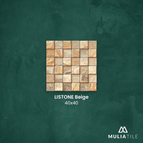 Jual KERAMIK 40X40 LISTONE BEIGE RUSTIC - MULIA TILE - Kab. Bogor ...