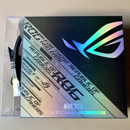 Jual Asus ROG Cat7 Cat 7 RJ45 LAN Ethernet Gaming Cable 1.5m Braided ...
