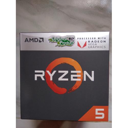 Jual processor amd apu ryzen 5 R5 2400G raven ridge AM4 - Kota ...