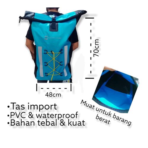 Jual TAS RANSEL PVC WATERPROOF BAG TAS ANTI AIR TAS CAMPING KUAT DAN ...