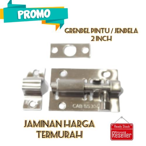 Jual Grendel Pintu Stainless Kunci Pintu Ukuran 2 Inch Kunci Slot Pintu ...