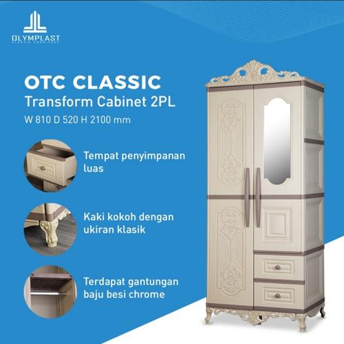 Jual LEMARI PAKAIAN PLASTIK OLYMPLAS OTC 2 PINTU CLASSIC - Jakarta ...