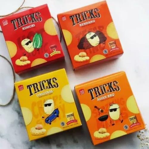 Jual Tricks Crisps 4 x 15g – Potato Baked Crisps - kimchi - Jakarta ...