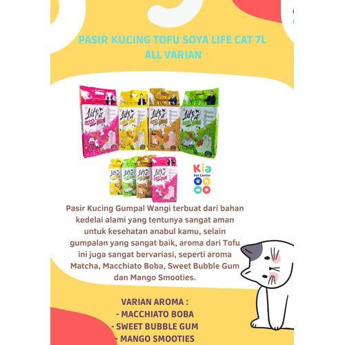 Jual Pasir Kucing Tofu Soya LIFE CAT 7L All Varian murah promo - S ...
