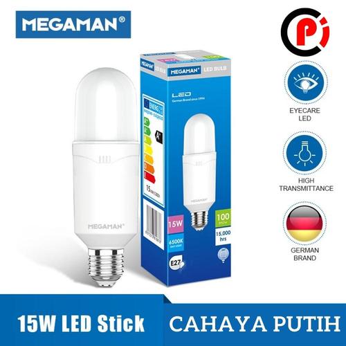 Jual MEGAMAN Lampu LED Stick Stik 15W 15Watt Cahaya Putih 6500K CDL Bohlam - Kota Medan - Pi ...