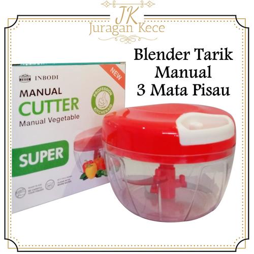 Jual Inbodi Blender Chopper Tangan Tarik Manual 3 Mata Pisau Serbaguna ...
